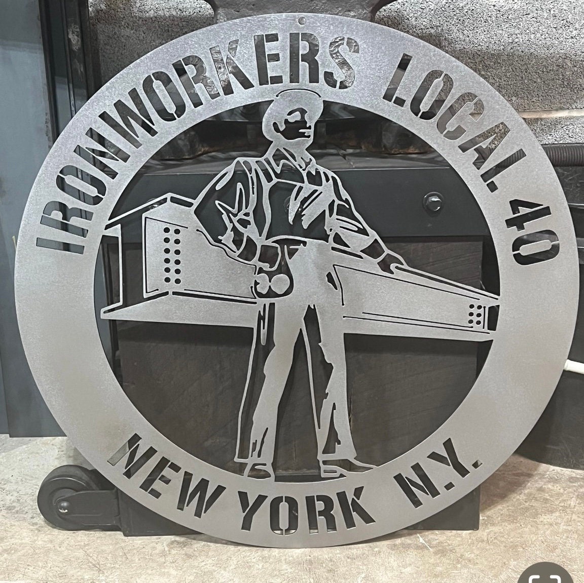 Custom Iron Worker Beam Sign - Etsy