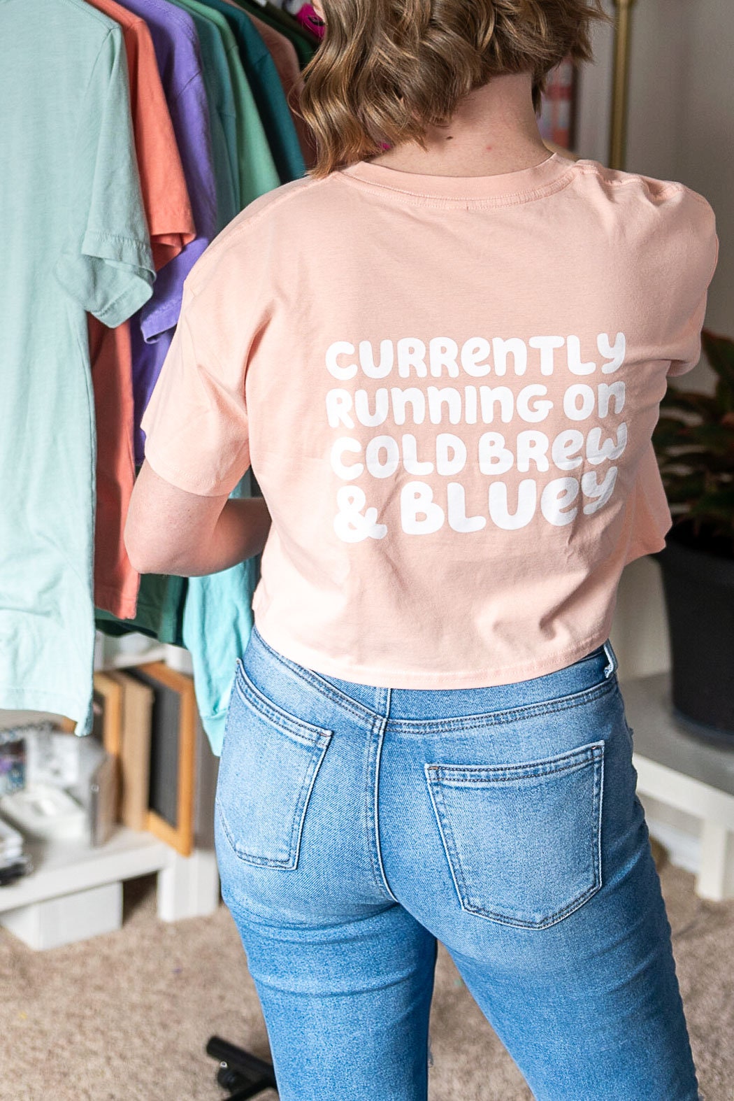 Embroidered Bluey Mums Club Tee - Etsy