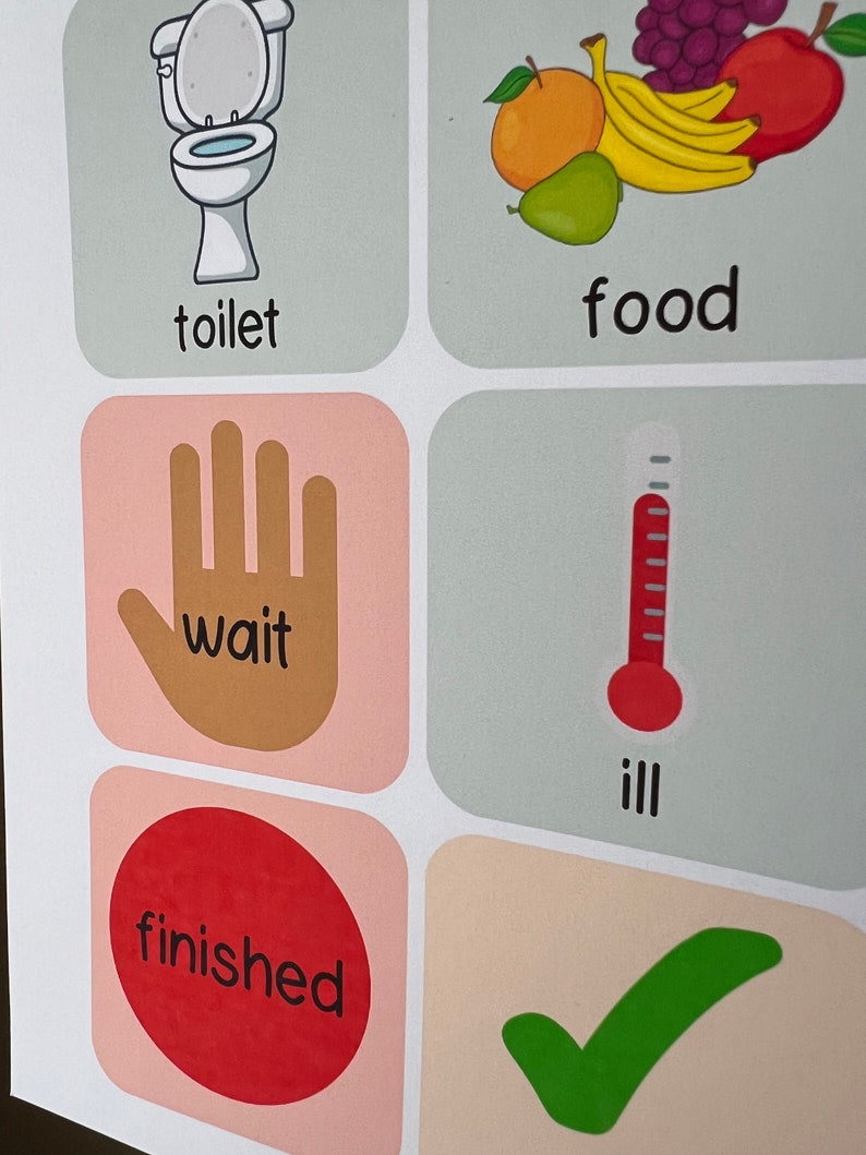 Non Verbal Communication Aid for Autism Communication Board Non Verbal ...