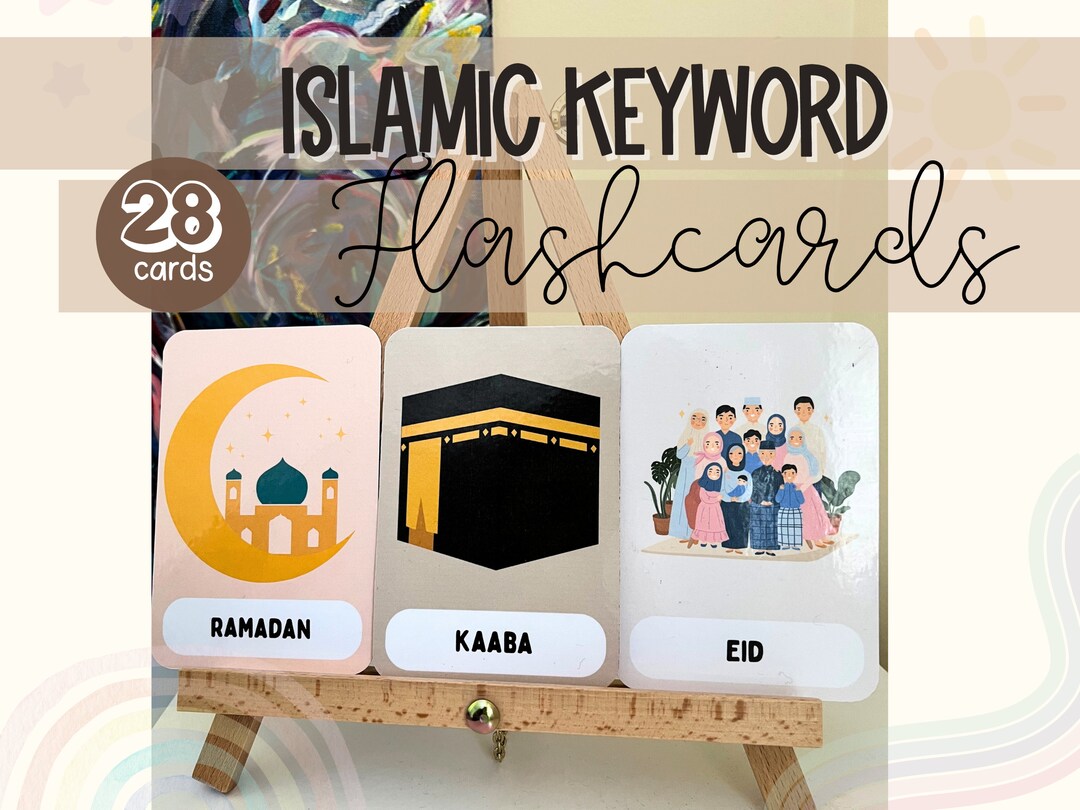 Islamic Flashcards Ramadan Collection Arabic Learning Keyword ...