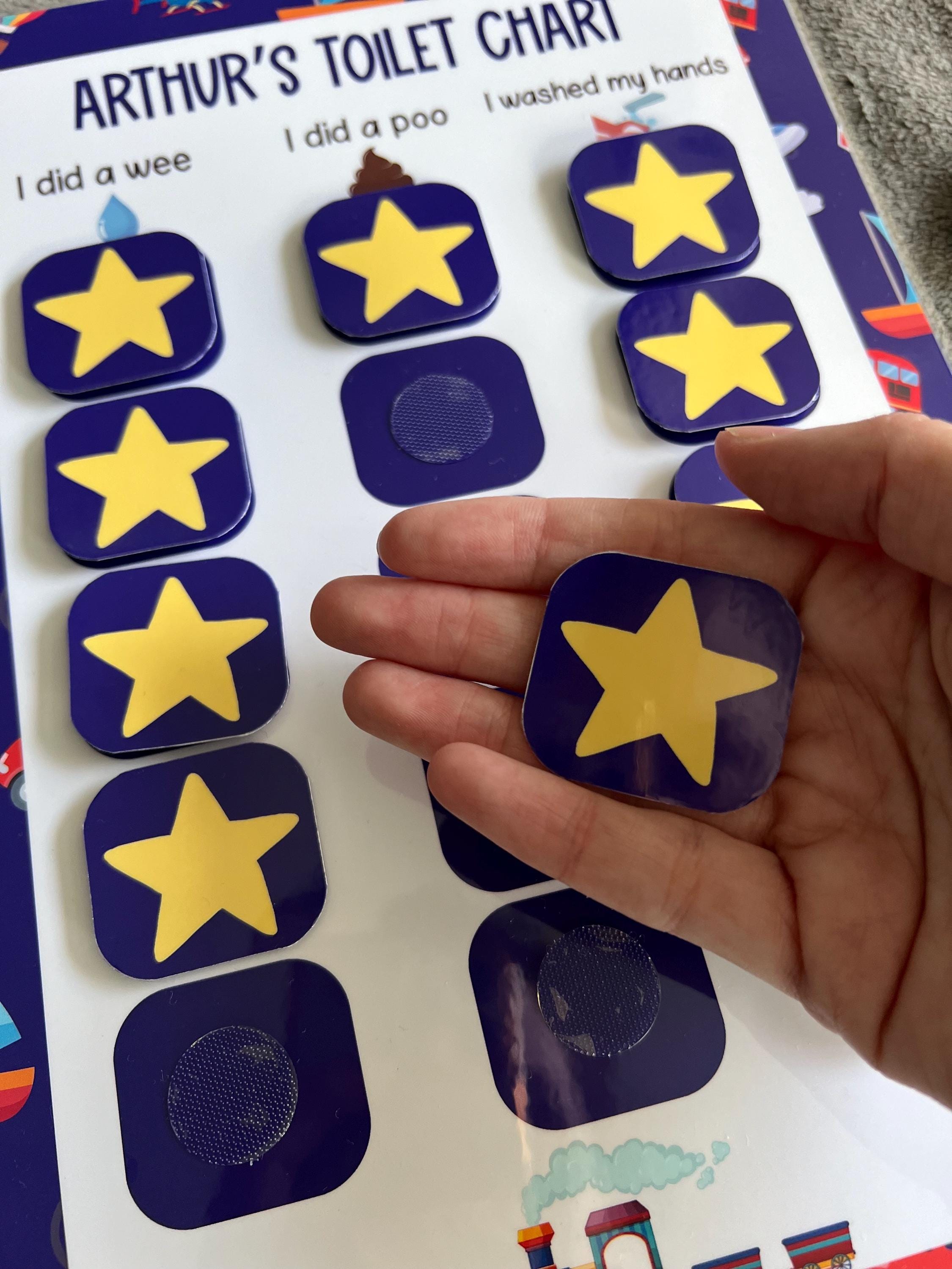 Toilet Training Chart, Potty Training Chart, Toilet Training Visual ...