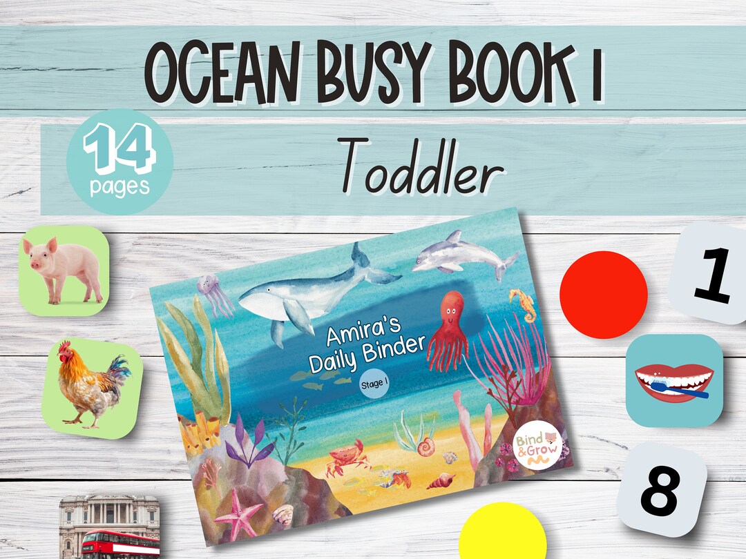 Toddler Busy Book Printable Activities for Kids Learning Printable ...