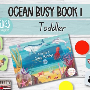 Toddler Busy Book Printable Activities for Kids Learning Printable ...
