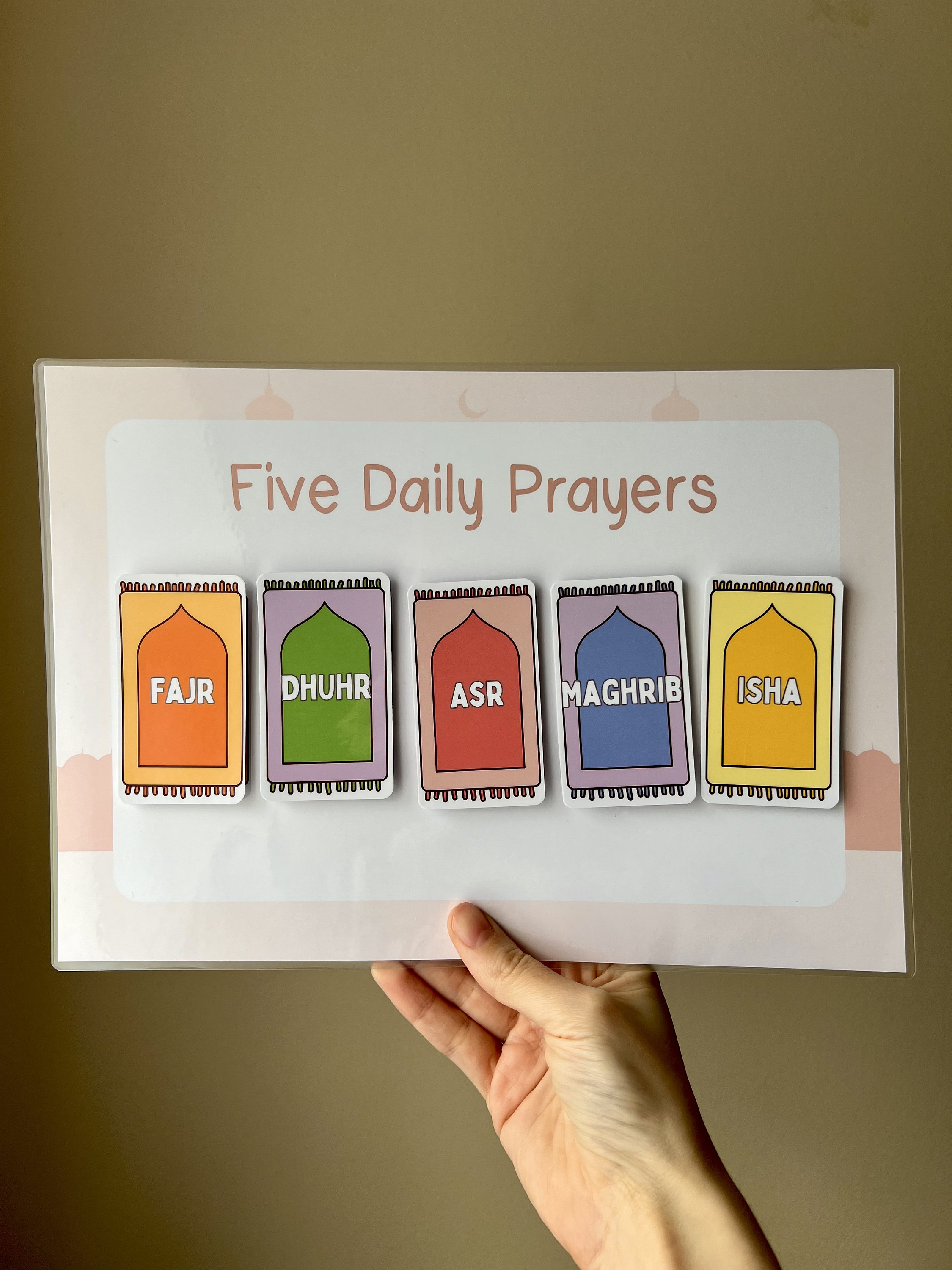 Five Daily Prayers Kids Eid Gift for Eid Al Adha Islamic Gifts for ...