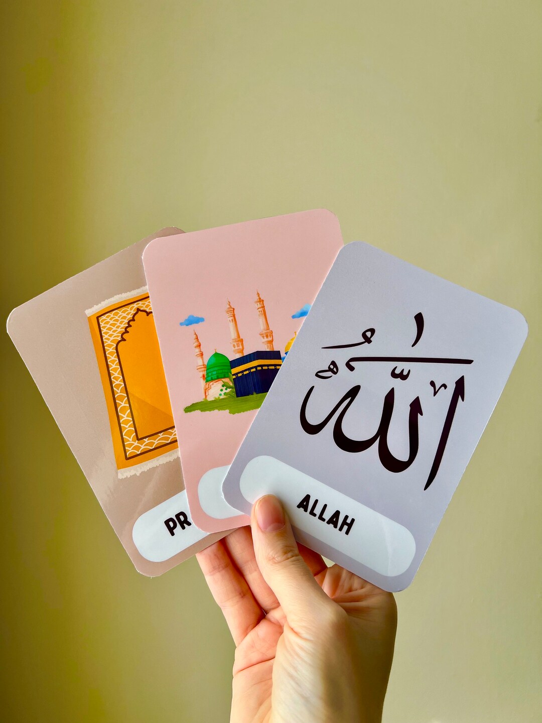 Islamic Flashcards, Muslim Kids Gift, Gift for Islamic Kids, Islamic ...