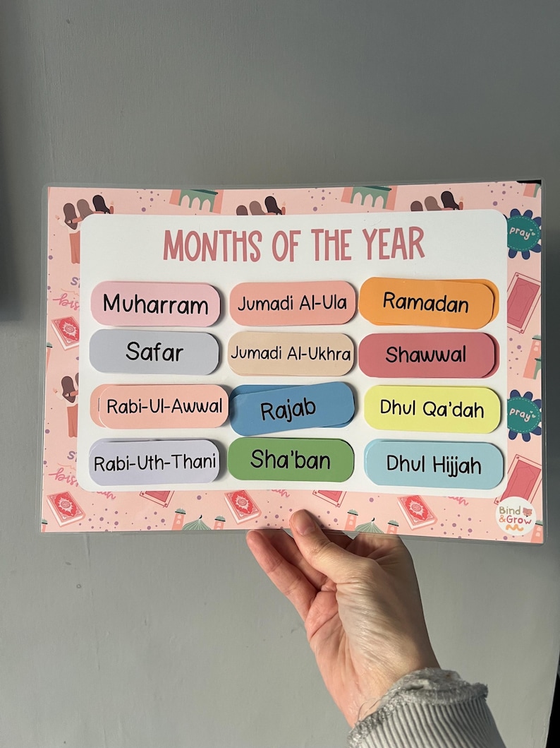 Islamic Months of the Year Eid Gift for Eid Al Adha Islamic Gifts for ...