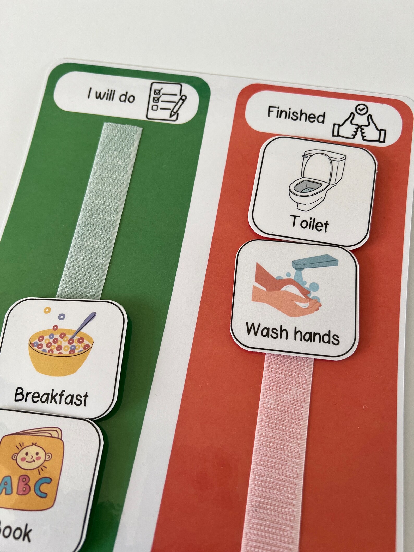 Visual Schedule for Autism Visual Cards Now and Next Board ADHD ...