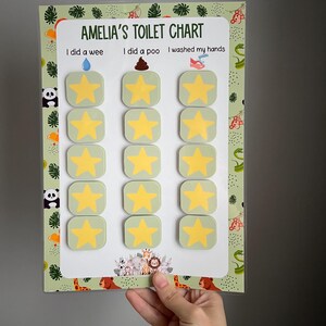 Daily Routine Toddler, Potty Training Chart, Kid Star Chart Reward, Boy ...