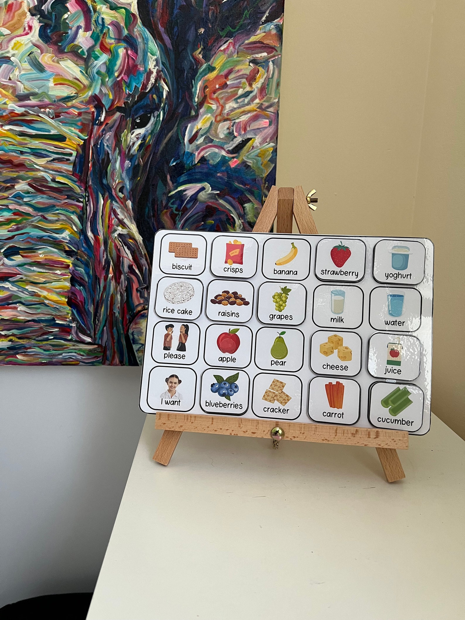 Non Verbal Communication Board, Autism Visual Board, Care Home Support ...