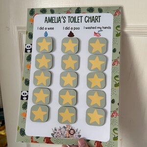 Daily Routine Toddler, Potty Training Chart, Kid Star Chart Reward, Boy ...