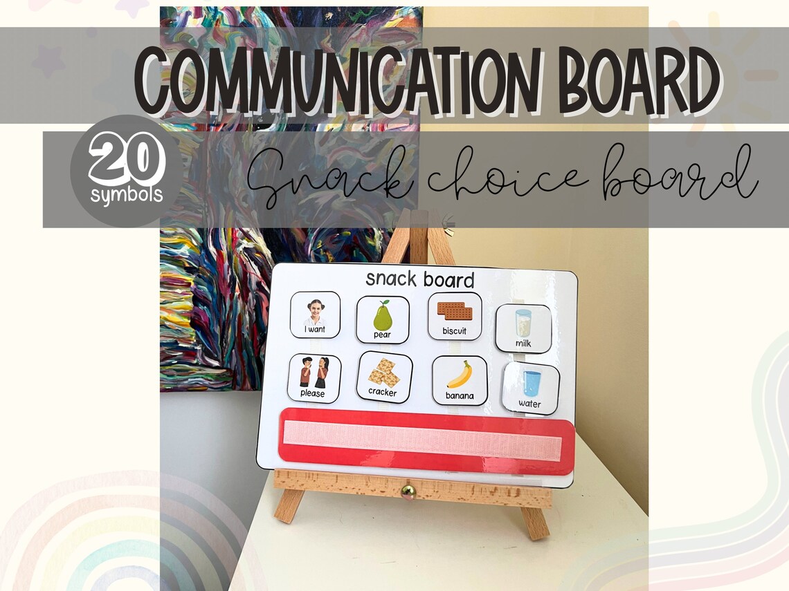 Non Verbal Communication Board, Autism Visual Board, Care Home Support ...