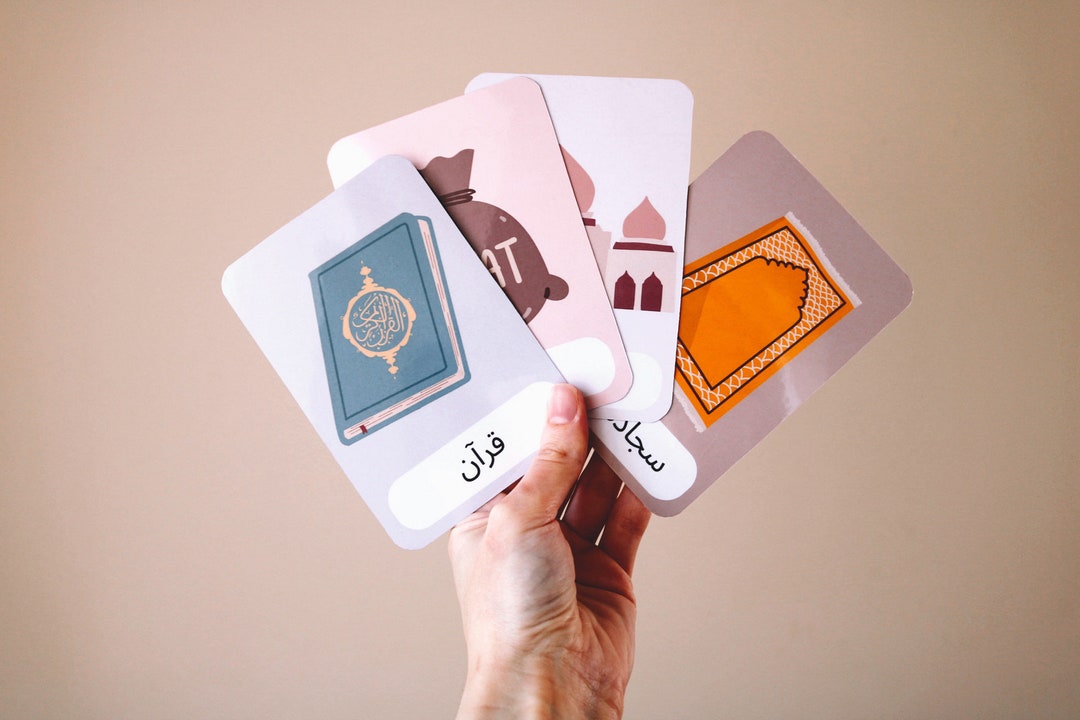 Islamic Flashcards, Muslim Kids Gift, Gift for Islamic Kids, Islamic ...