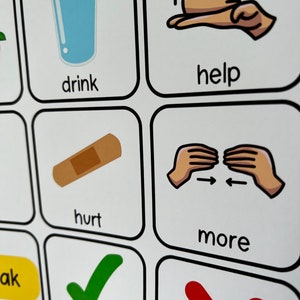 Non Verbal Communication Aid for Autism Communication Board Non Verbal ...