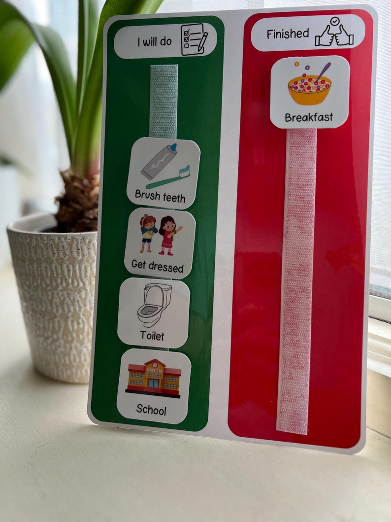 Daily Schedule Kids, Routine Schedule for Toddler, Autism Kids ...