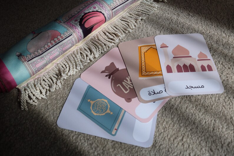 Islamic Flashcards, Muslim Kids Gift, Gift for Islamic Kids, Islamic ...