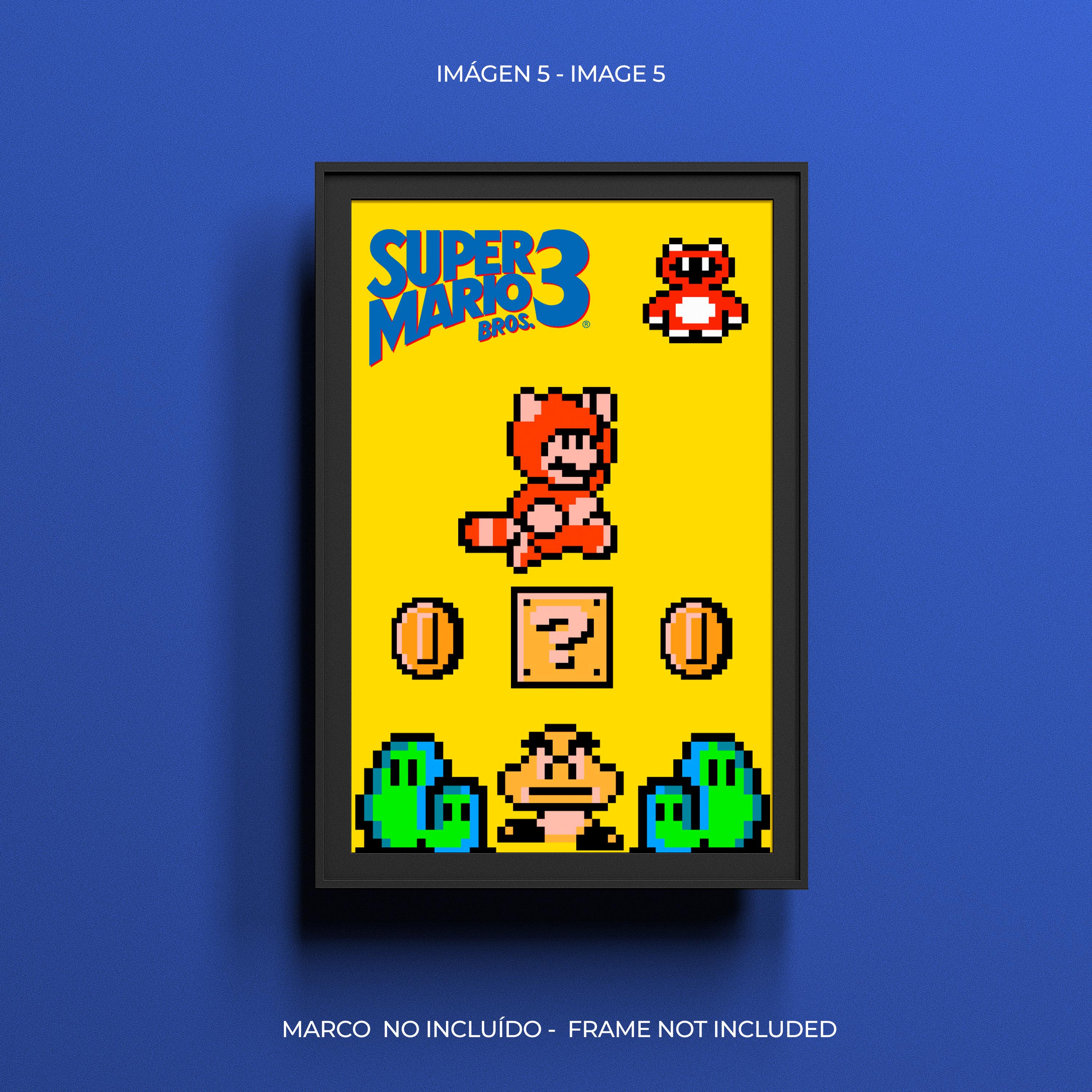 Super Mario Bros 3 Lenticular Poster Fanart - Etsy