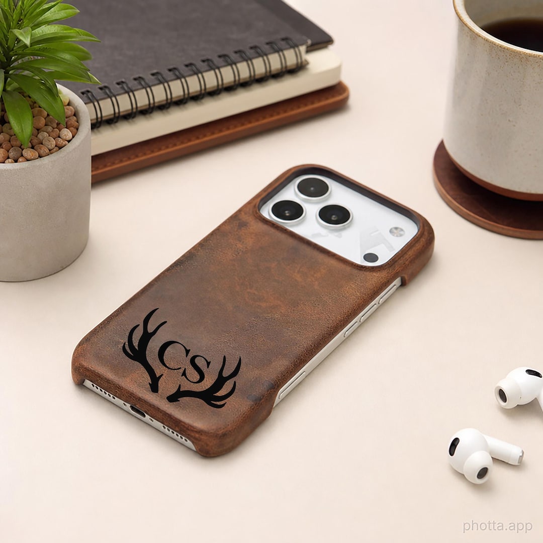 Personalized Genuine Leather Phone Case: iPhone 17 / Pro / Pro Max ...