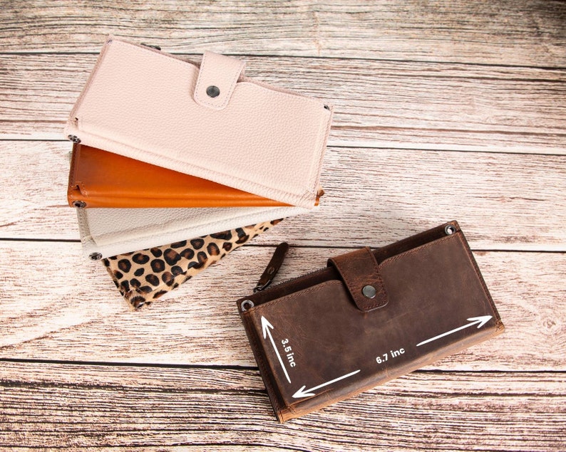 Custom Cell Phone Wallet Purse for Women With Wrist Strap, Crossbody ...