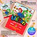 Editable Super Brothers Birthday Invitation Digital - Editable in Canva ...
