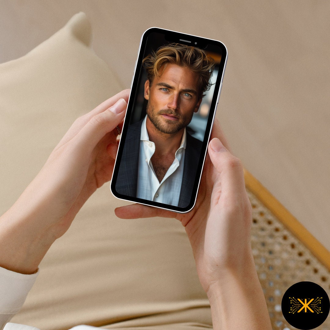 Blonde AI Male Model, Man Cover Model, AI Photography, Man Portrait ...