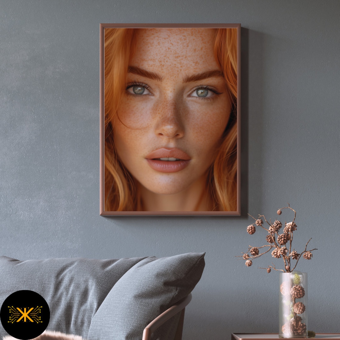 Redhead Ai Model Female Model Woman Model Ai Cover Model Woman