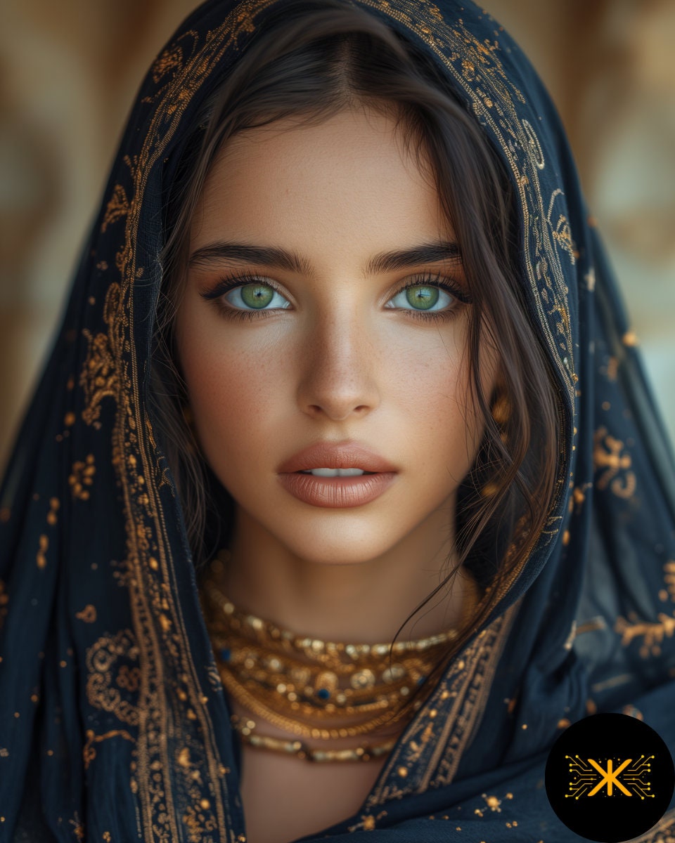 Arab AI Model, Female Model, Woman Model, AI Cover Model, Woman Cover ...