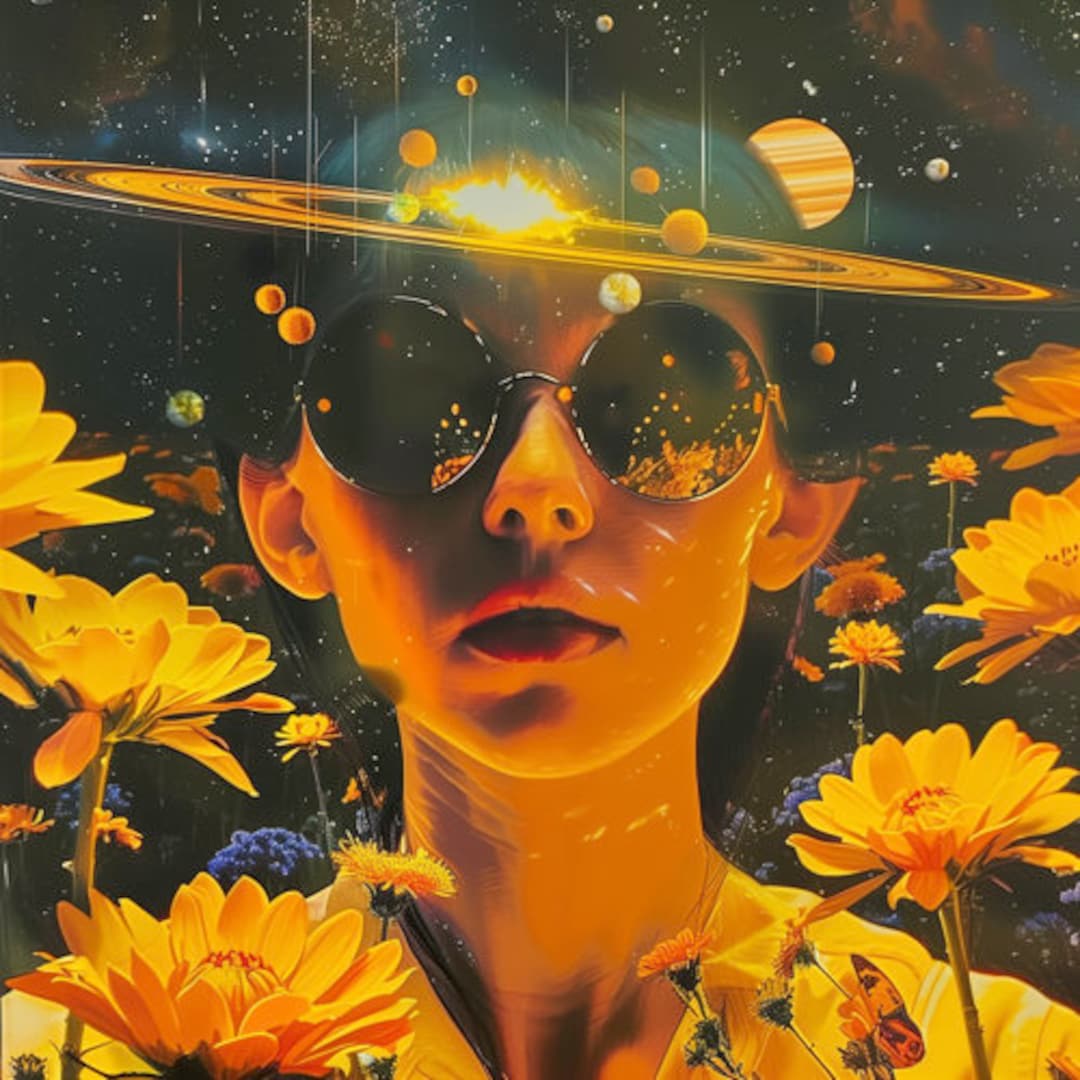 Cosmic Dreams: surreal Universe Blooms Digital Art - Etsy