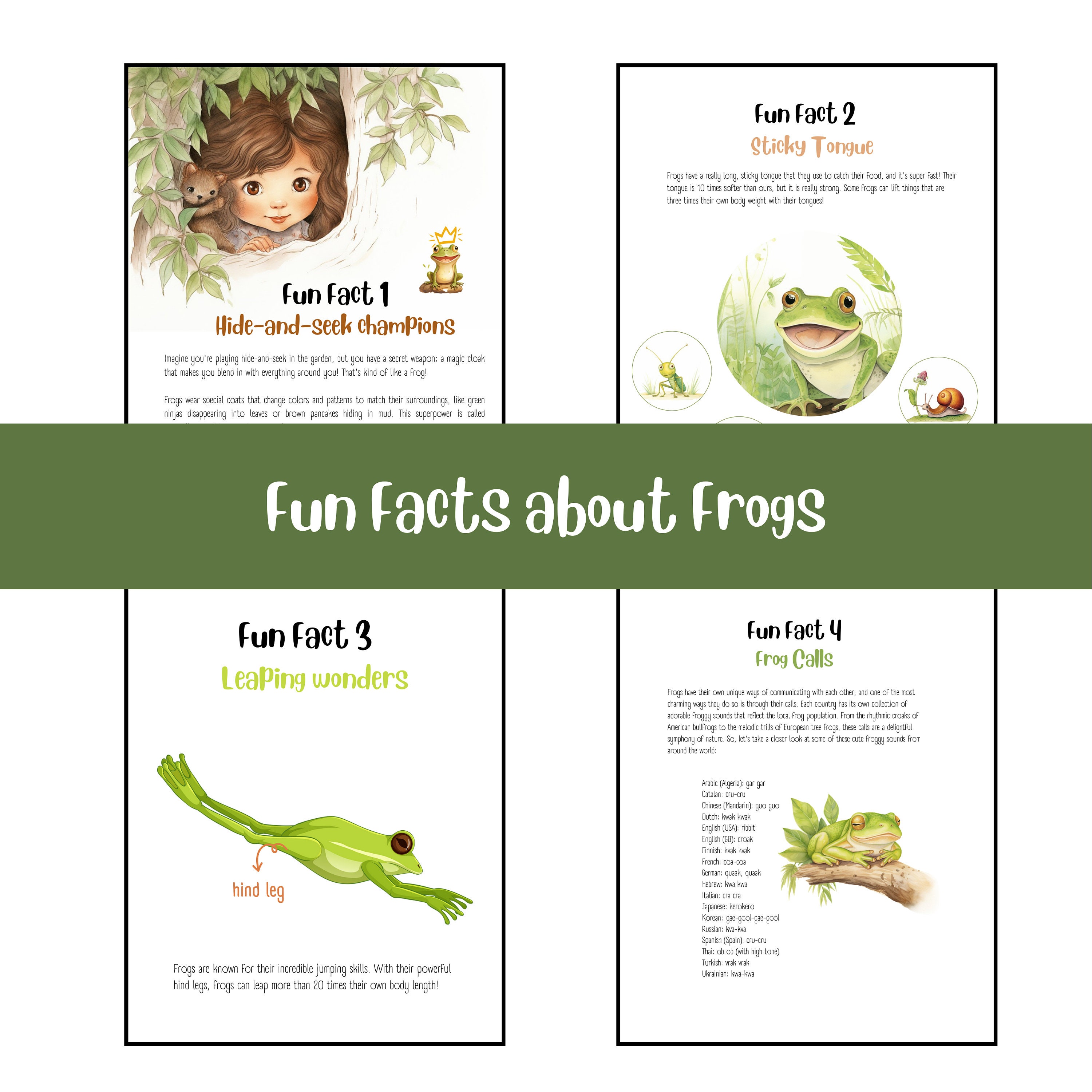 Frog Unit Study Homeschool Resources Frog and Toad Life Cycle & Anatomy ...