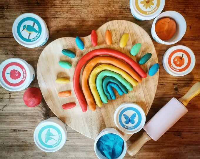 Natural Playdough - Handmade From All Natural Ingredients: Wheat Flour ...