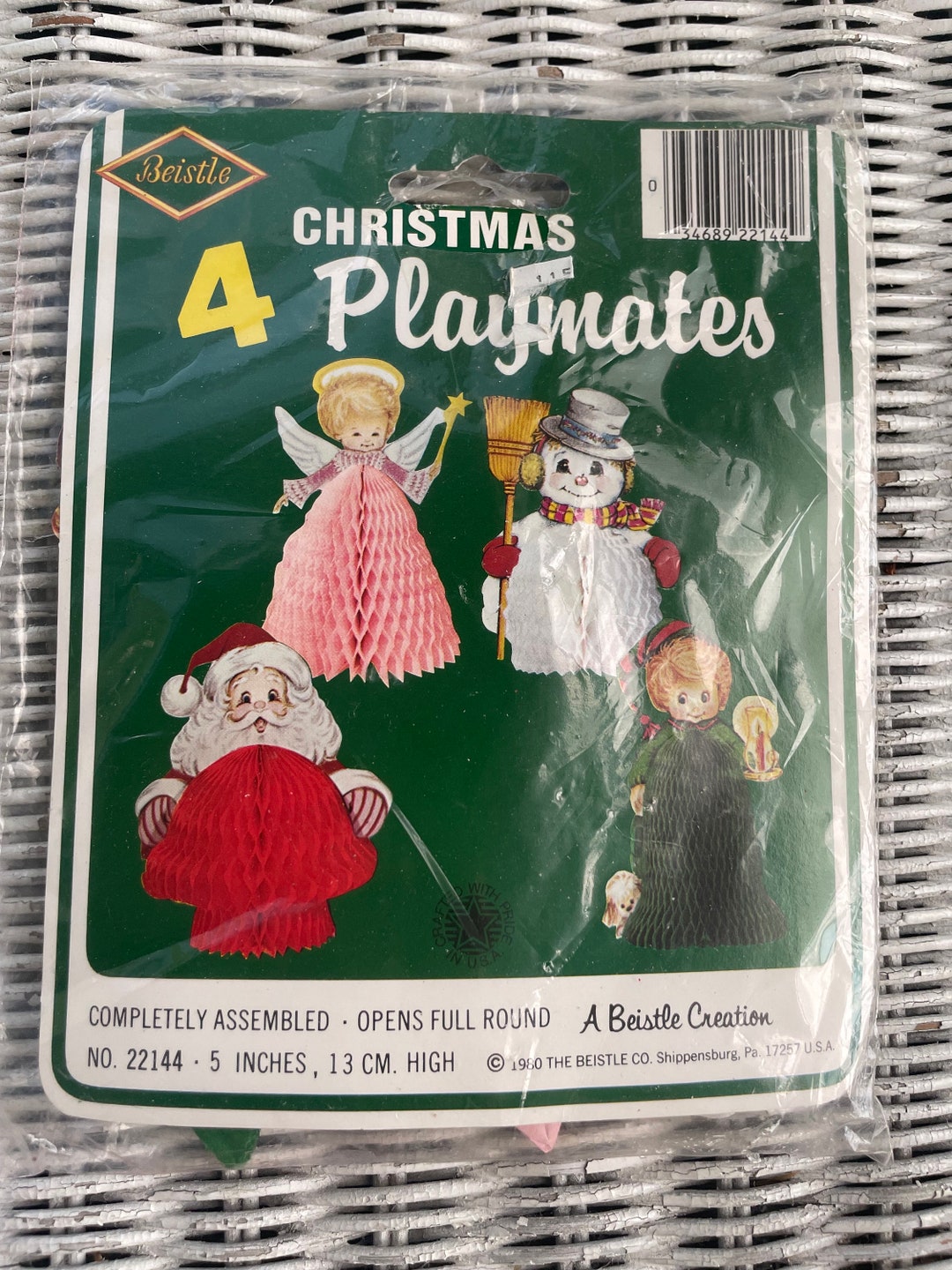 Vintage 1980 Beistle Christmas Playmates Set of 4 New in Packaging, NO ...