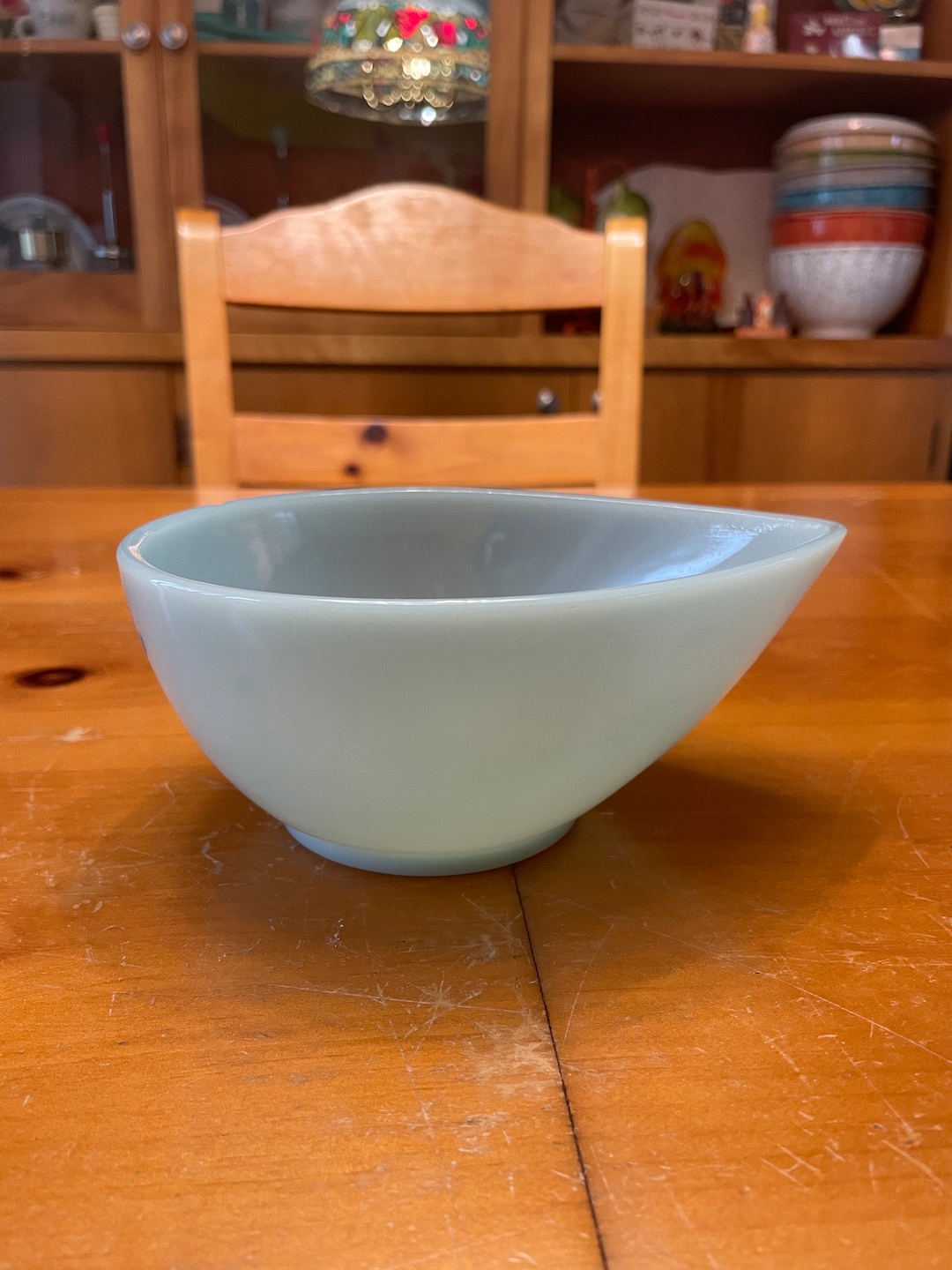 Vintage Fire-king Swedish Tear Drop Delphite 6.5 Mixing Bowl - Etsy