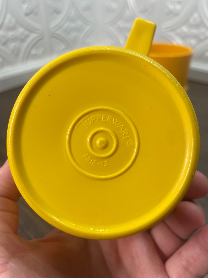 Vintage Tupperware Stacking Mugs | Set of 3 | Orange, Yellow ...