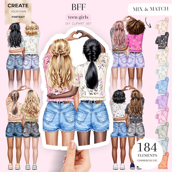 Teen Birthday Clipart - Etsy