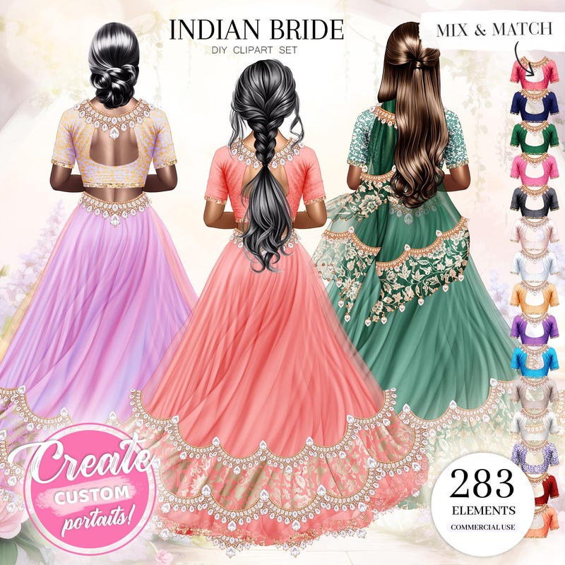 Indian Borders Clipart - Etsy UK