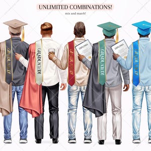 Graduate Boy Clipart, Graduation Men PNG, Students Clip Art, Schoolboys ...