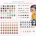 Chibi Family Clipart: Portrait Creator, Dolls PNG (digital Download) - Etsy