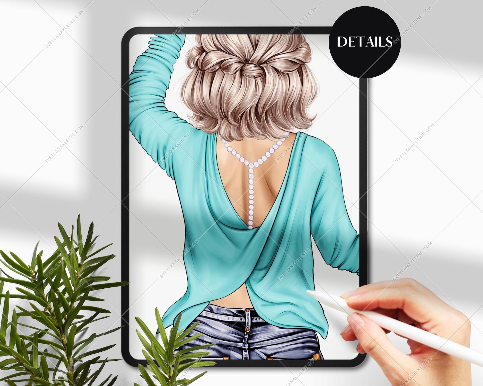 Fashion Besties Clipart: Mix & Match Clothes, Character Creator (PNG ...