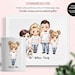 Chibi Family Creator Clipart: Custom Portrait PNG (digital Download) - Etsy