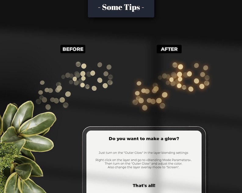 105 Realistic Bokeh Photoshop Brushes .ABR: Light Effects (commercial ...