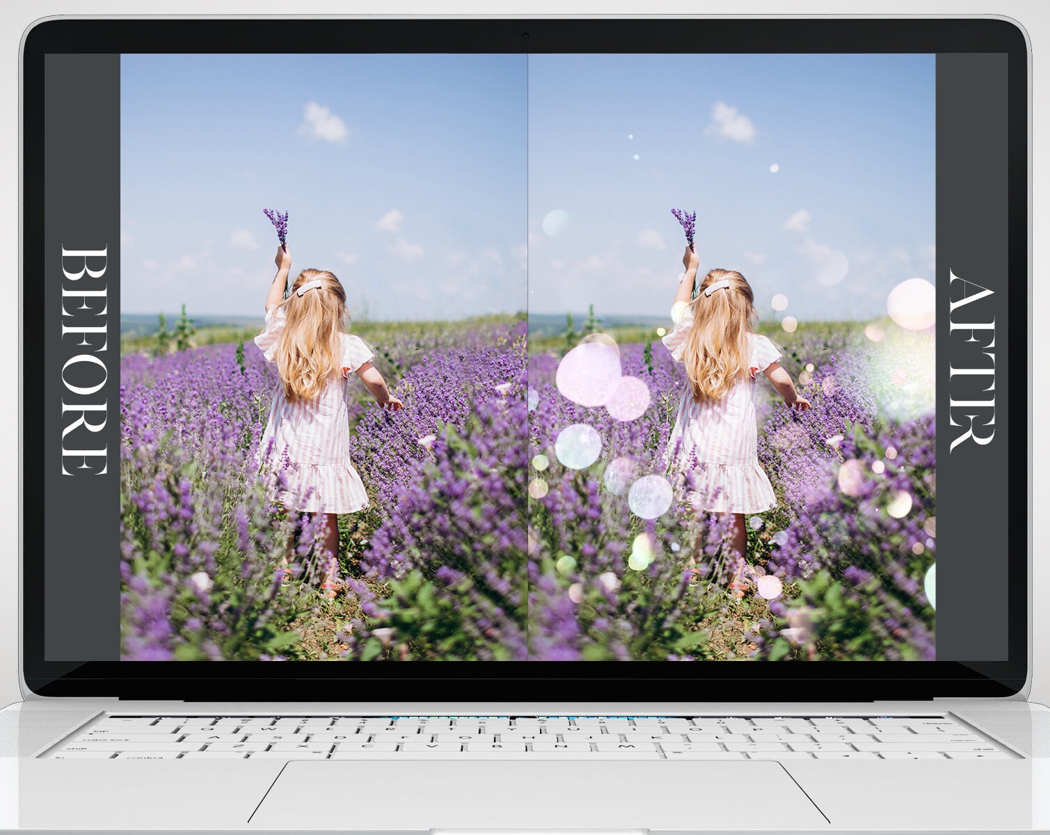 Pastel Rainbow Bokeh Photo Overlays Clipart, 30 PNG Files, Unicorn ...