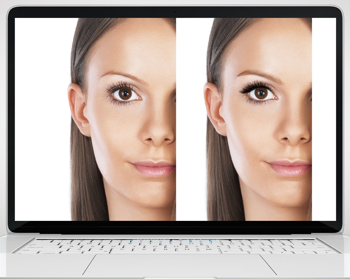 Eyelashes Photo Overlays: Realistic PNG Clip Art (33 Files) (digital ...