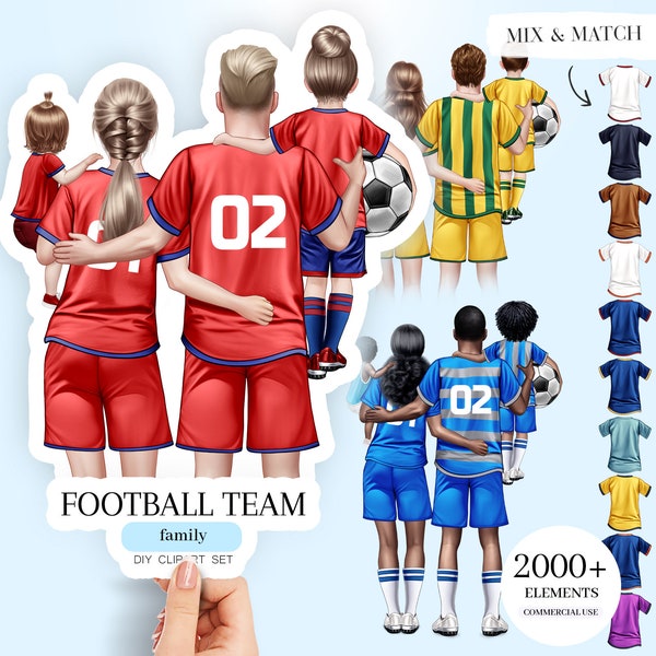 Football Clipart - Etsy