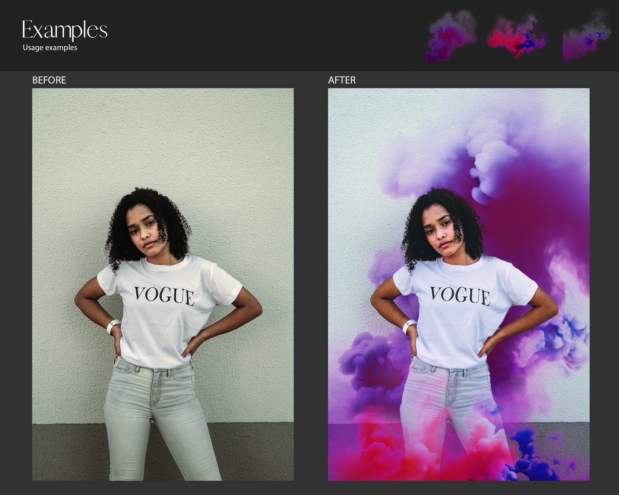 Purple Smoke Overlays, 50 PNG Files, Purple Smoke Clip Art, Colored ...