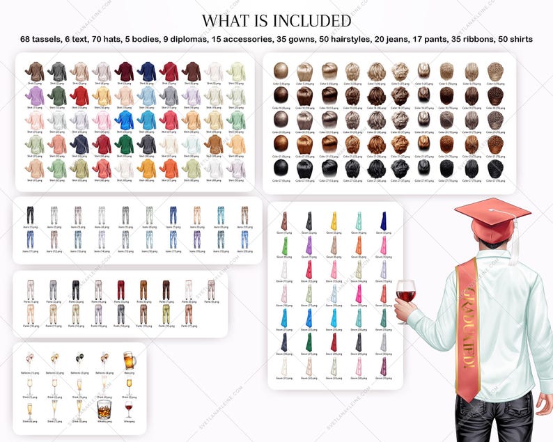 Graduate Boy Clipart, Graduation Men PNG, Students Clip Art, Schoolboys ...