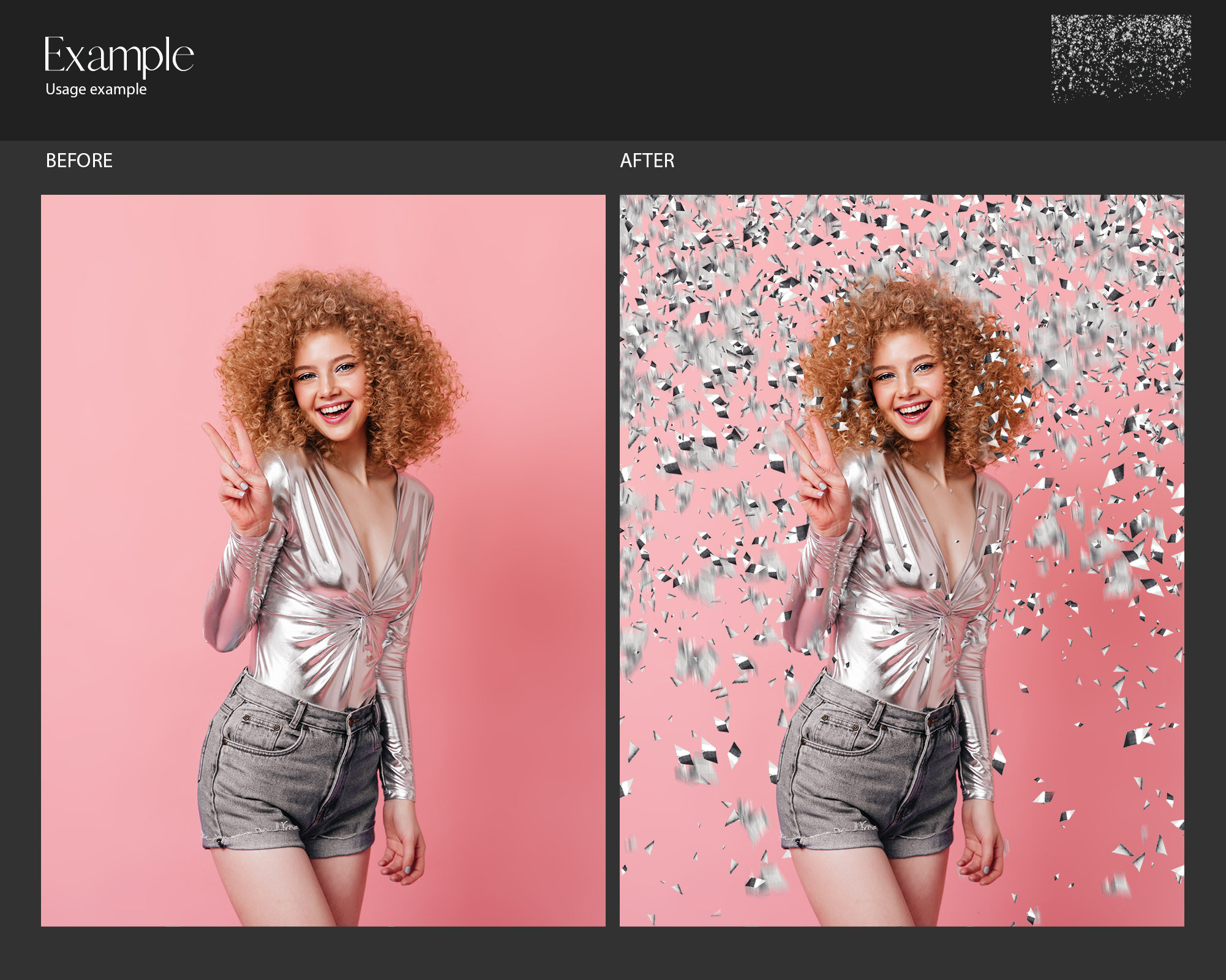 Silver Confetti Overlays, 50 PNG Files, Silver Confetti Clip Art ...