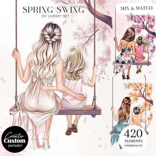 Child on Swing Sketch - Etsy UK