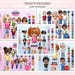 Chibi Family Creator Clipart: Custom Portrait PNG (digital Download) - Etsy