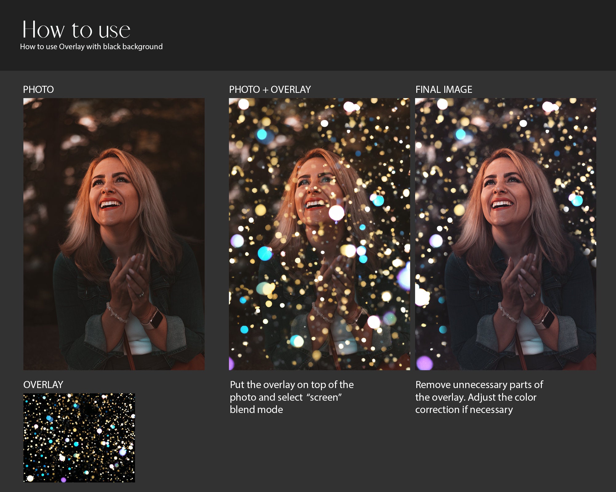 Magic Fairy Photo Overlays: 25 JPG Effects (commercial Use) - Etsy