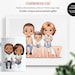 Chibi Family Clipart: Portrait Creator, Dolls PNG (digital Download) - Etsy