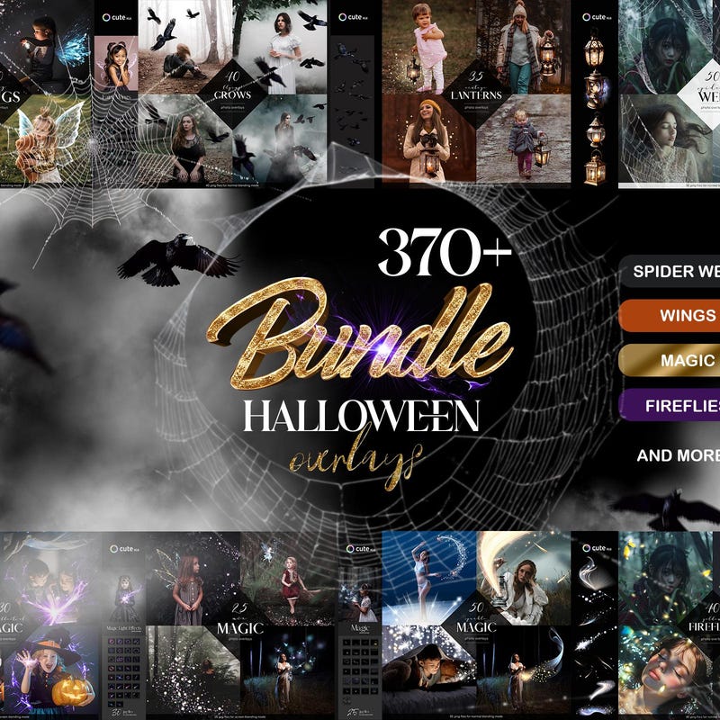 Halloween Fairy Overlay - Etsy
